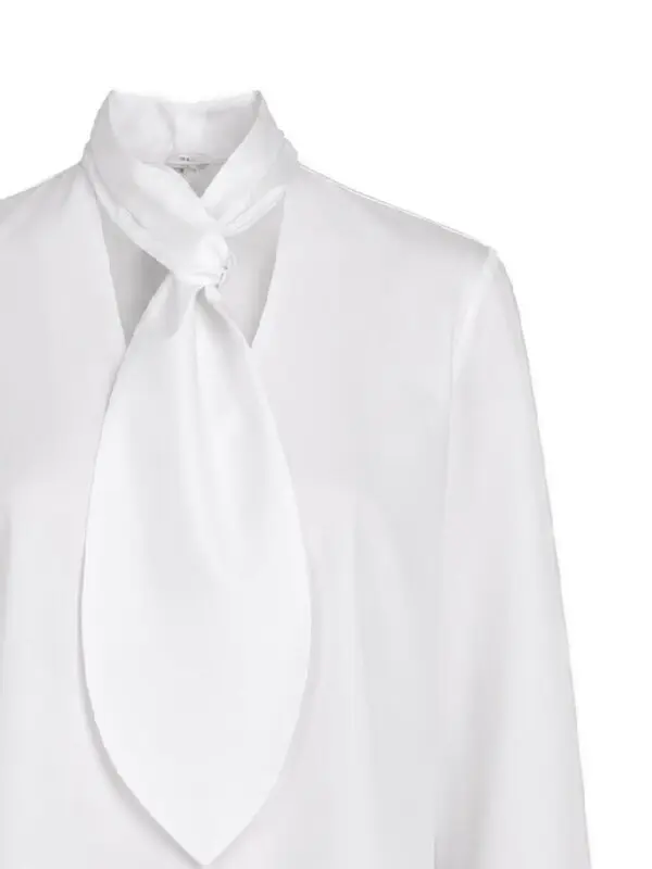 Federica Tosi Long Sleeve Shirt With Front Tie