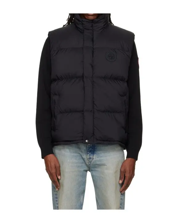 Canada Goose Logo Patch High-neck Padded Vest