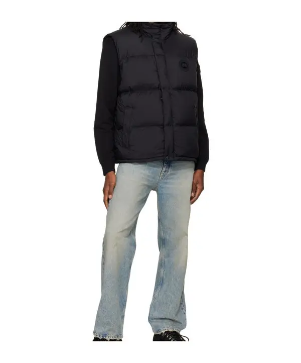 Canada Goose Logo Patch High-neck Padded Vest