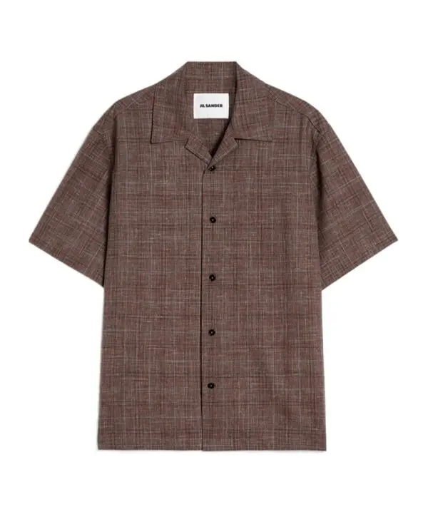JIL SANDER Checked Short Sleeved Shirt