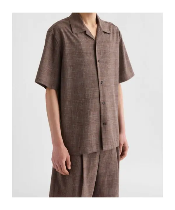 JIL SANDER Checked Short Sleeved Shirt
