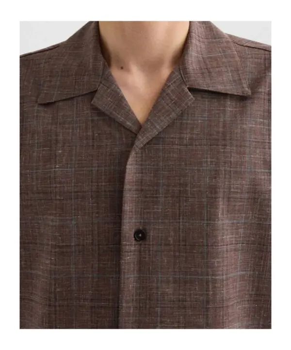 JIL SANDER Checked Short Sleeved Shirt