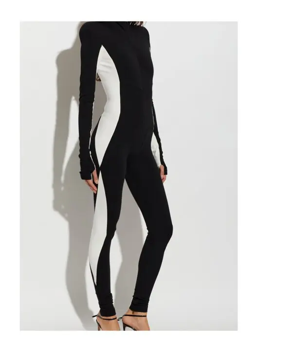 Dsquared2 High-necked Long-sleeved Jumpsuit