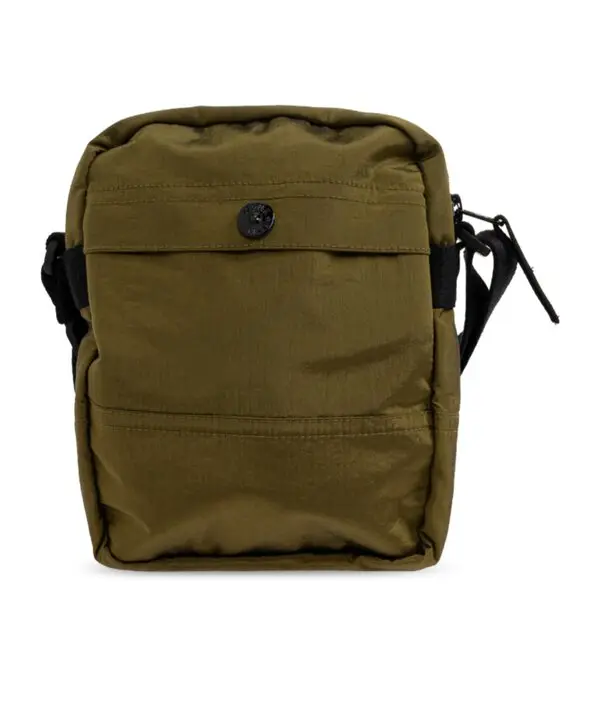 Stone Island Logo-patch Zip-up Messenger Bag