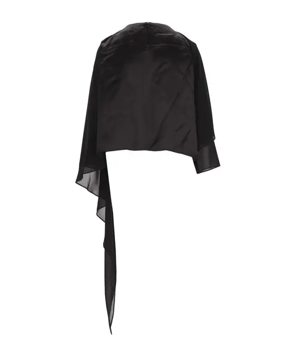 MAISON MARGIELA Asymmetric Draped-panel Blouse