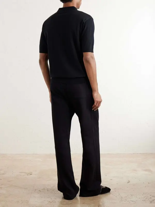 Dries Van Noten Murice Merino Wool Polo Shirt