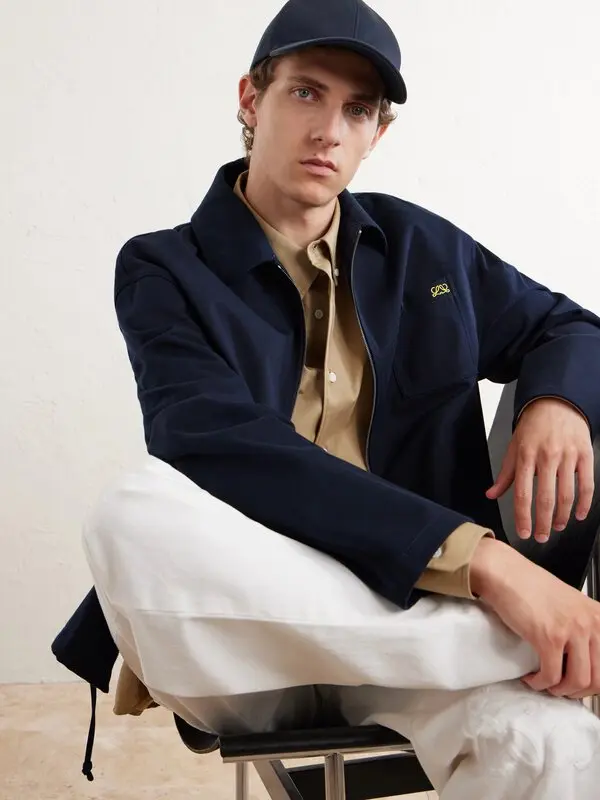 Loewe Logo Appliqué Cotton Baseball Cap