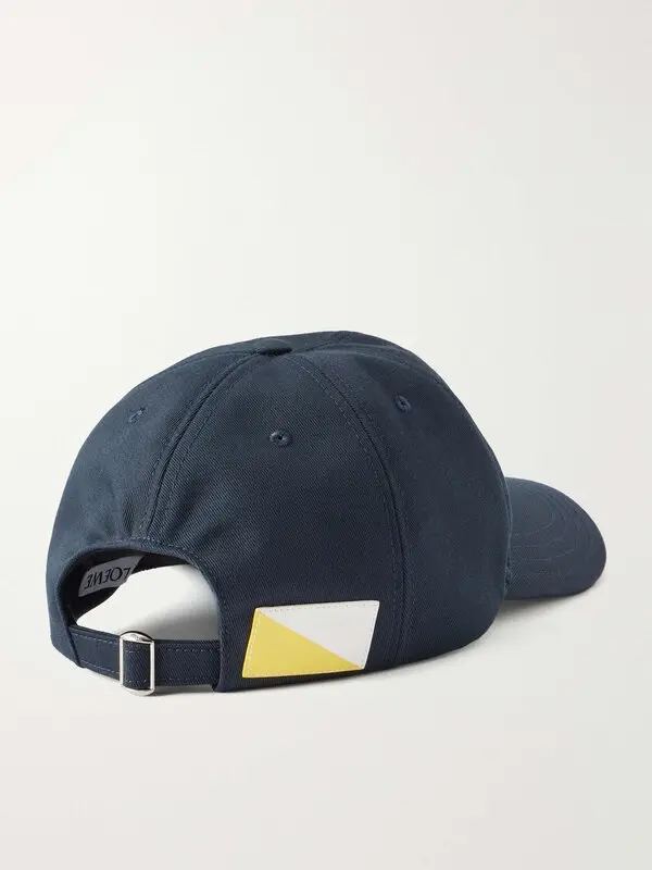 Loewe Logo-appliquéd Cotton Baseball Cap