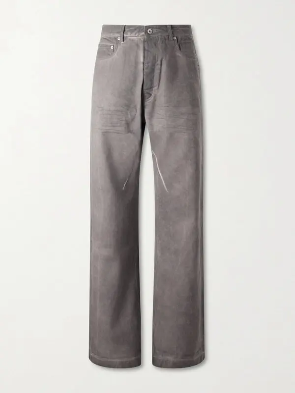Rick Owens Geth Wide-leg Jeans - Gray
