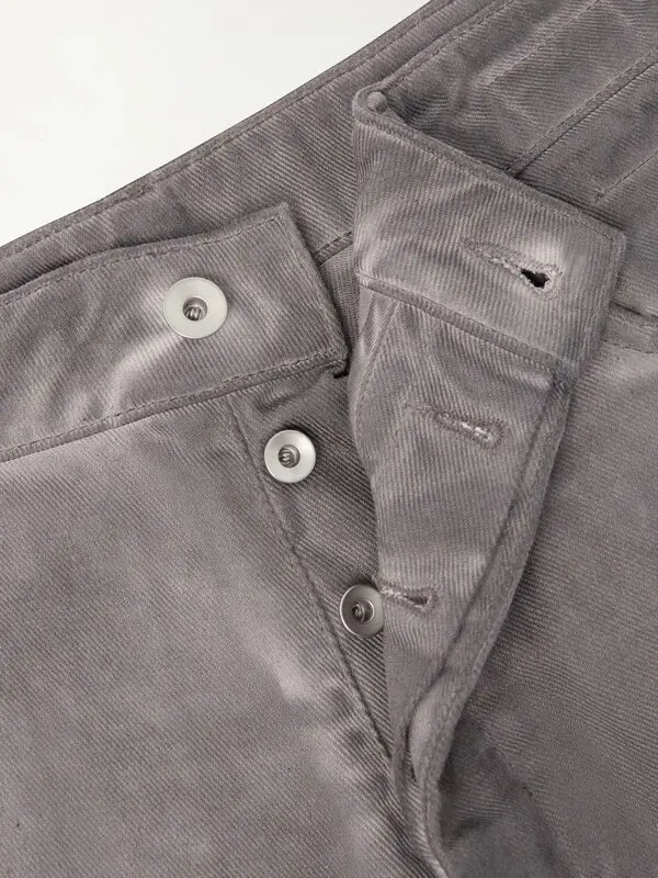 Rick Owens Geth Wide-leg Jeans - Gray