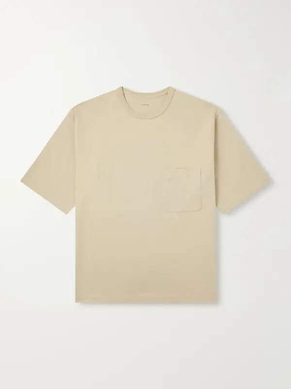 LEMAIRE Cotton Jersey T-shirt - Neutrals
