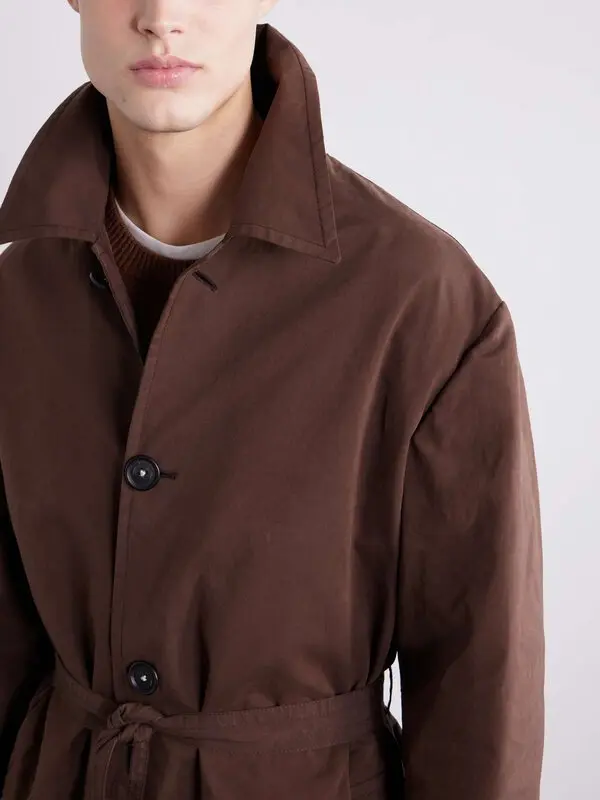 Massimo Alba Mustang Woven Trench Coat