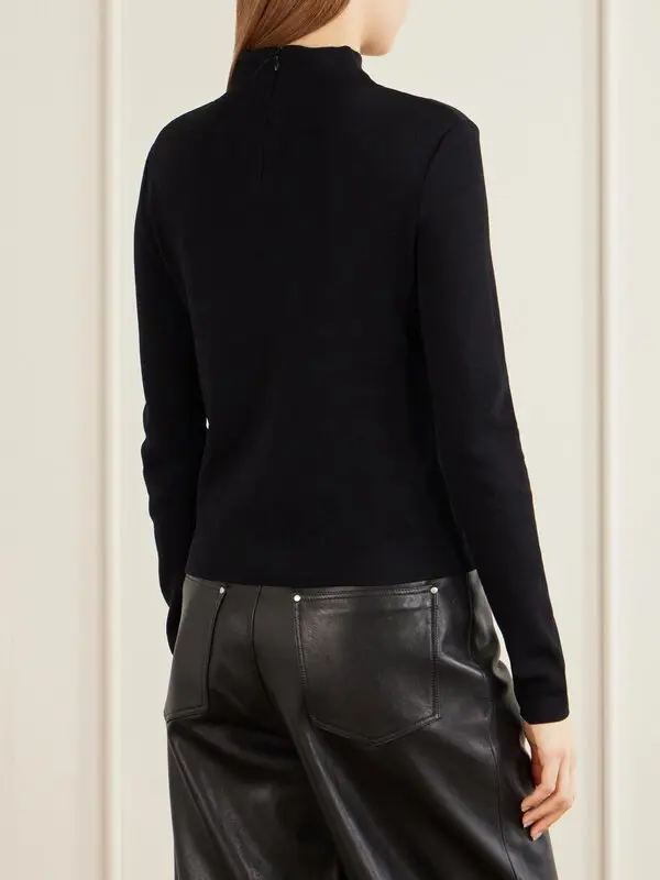 Staud Marianne Crepe Cardigan