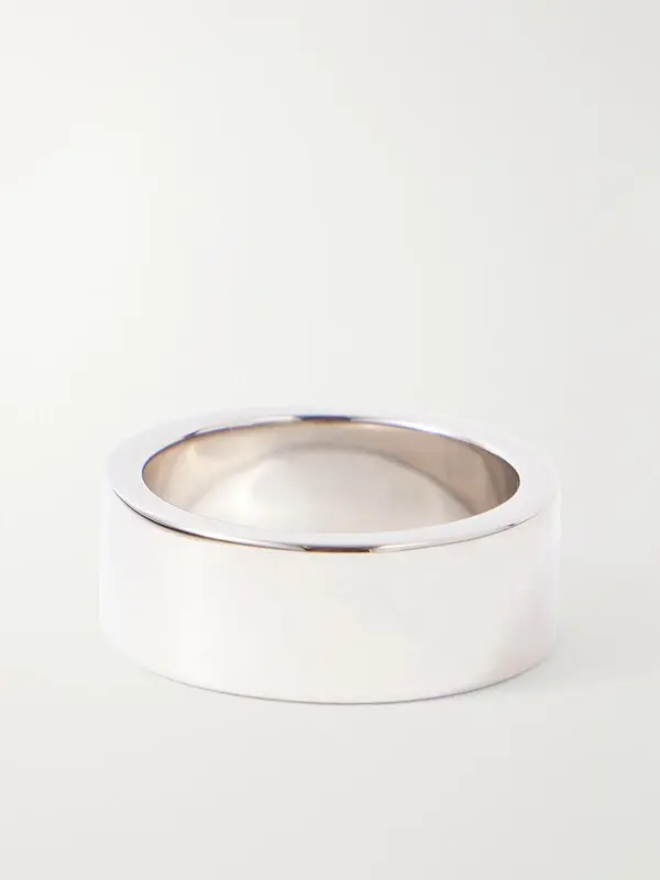 MAISON MARGIELA Two-tone Logo Engraved Ring