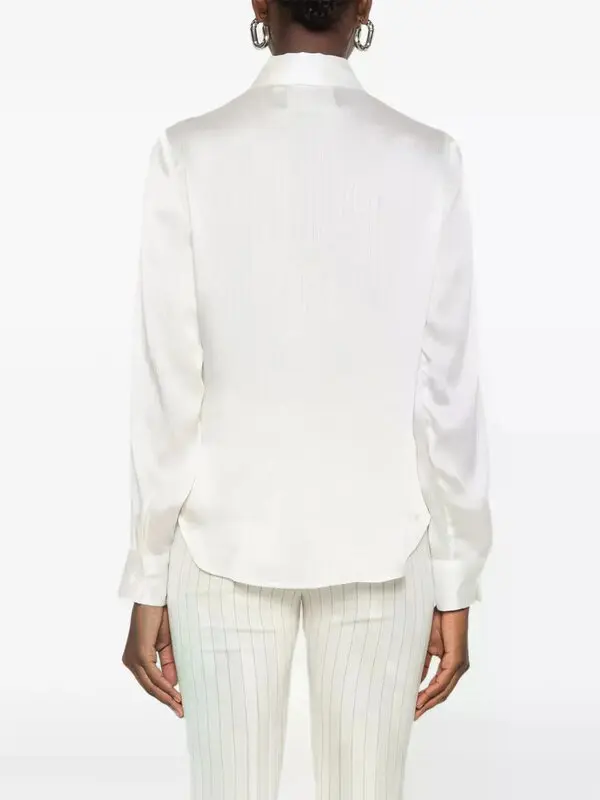 DONDUP Satin Finish Long Sleeved Shirt