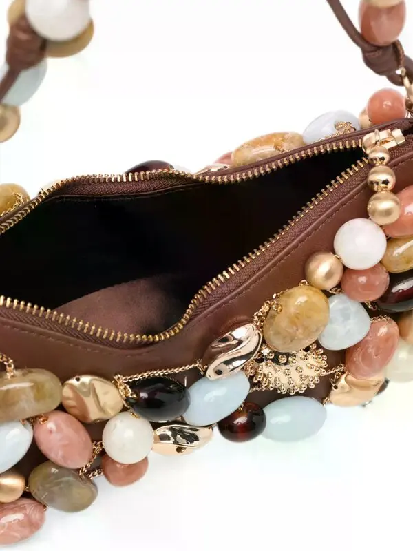 Cult Gaia Mercier Embellished Shoulder Bag