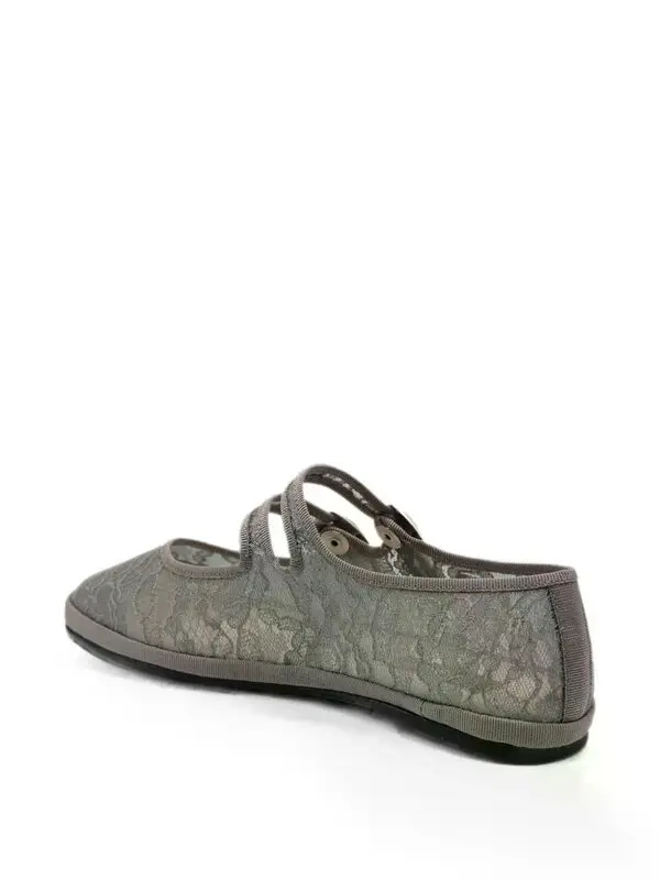 GONDOLINA Pulcinella Lace-mesh Ballet Flats
