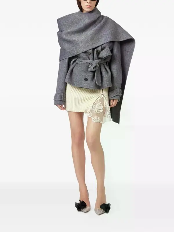 Giuseppe Di Morabito Belted Scarf-detail Jacket