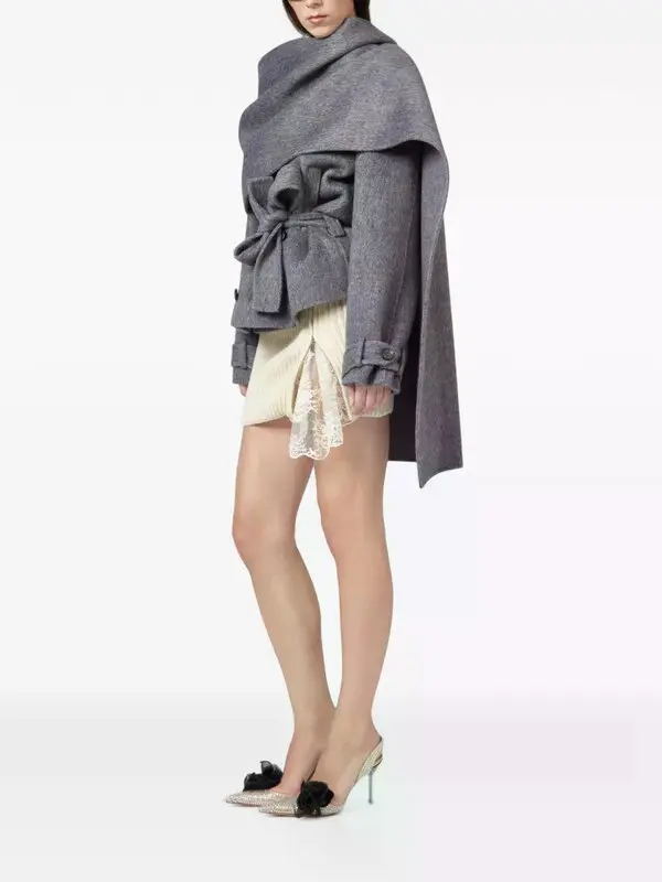 Giuseppe Di Morabito Belted Scarf-detail Jacket