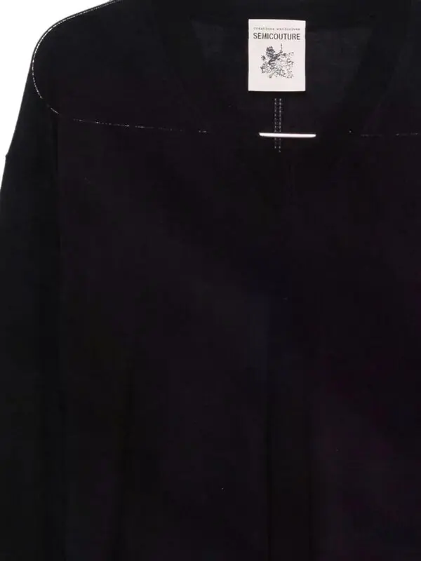 SEMICOUTURE V-neck Wool Sweater