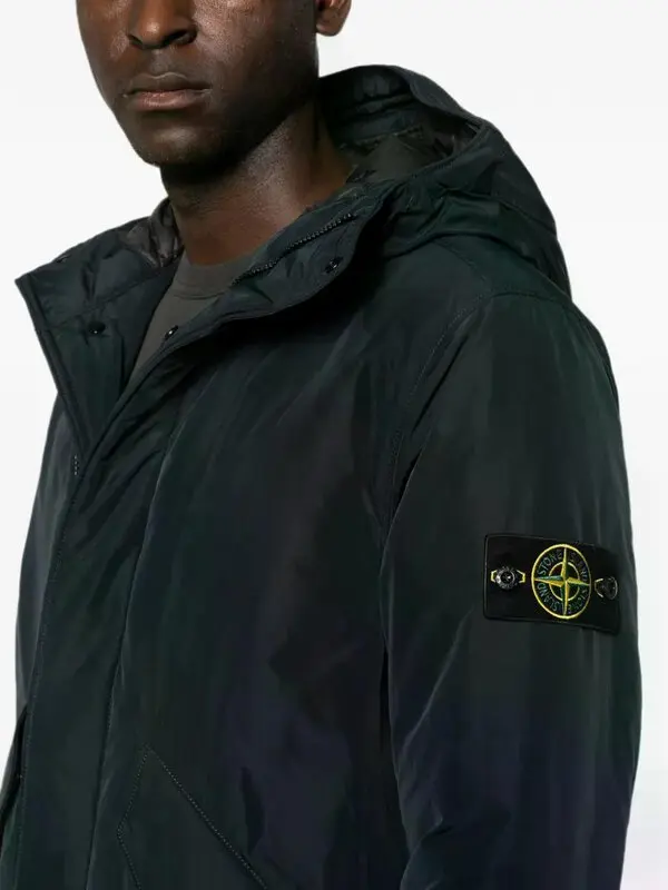 Stone Island Logo-patch Hooded Jacket