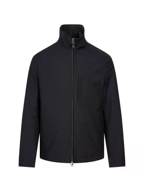 Canali High-neck Zip-up Jacket