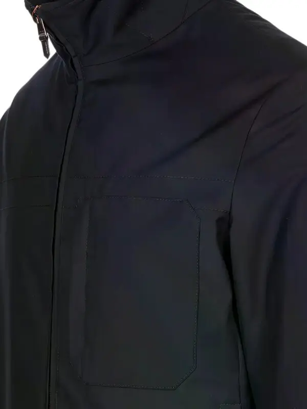 Canali High-neck Zip-up Jacket
