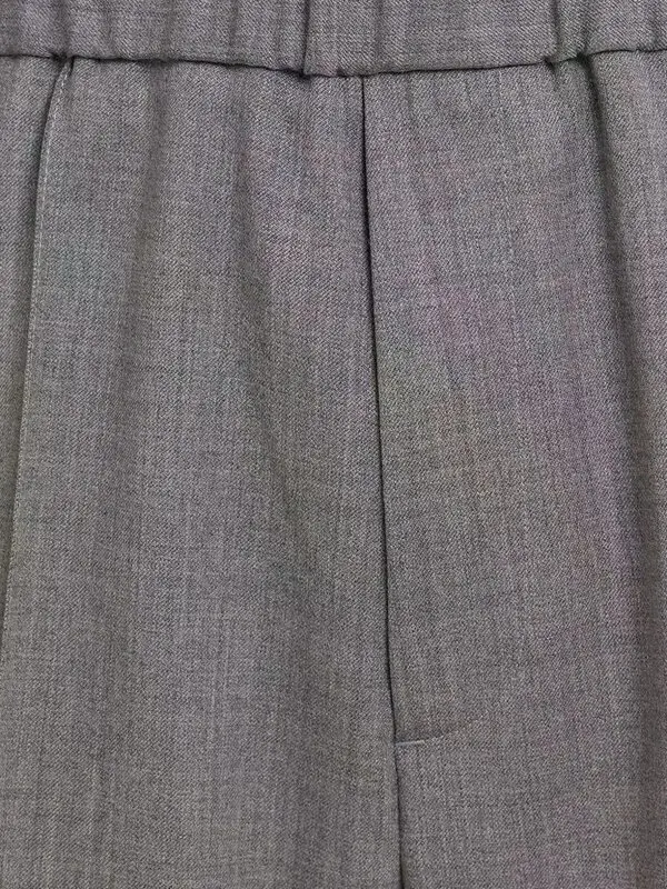 SEVEN GAUGE Drawstring-waist Virgin-wool Trousers