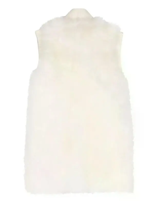LISKA Sleeveless Cashmere Coat