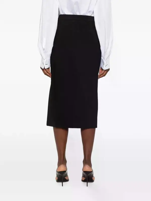 DONDUP Side-slit Midi Skirt
