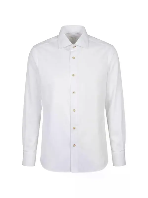 Kiton Long-sleeve Cotton Shirt