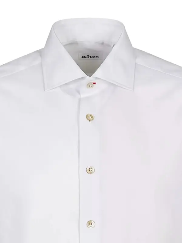 Kiton Long-sleeve Cotton Shirt