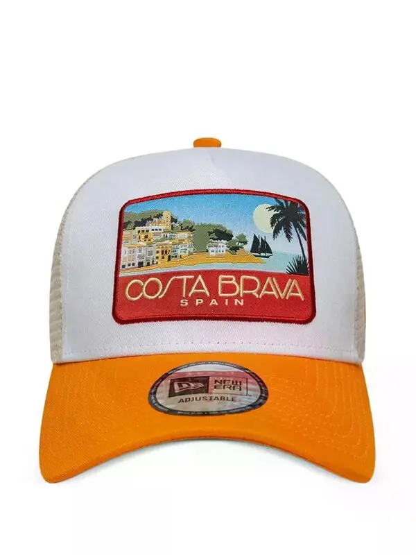 New Era Location Patch 9forty Trucker Cap - White