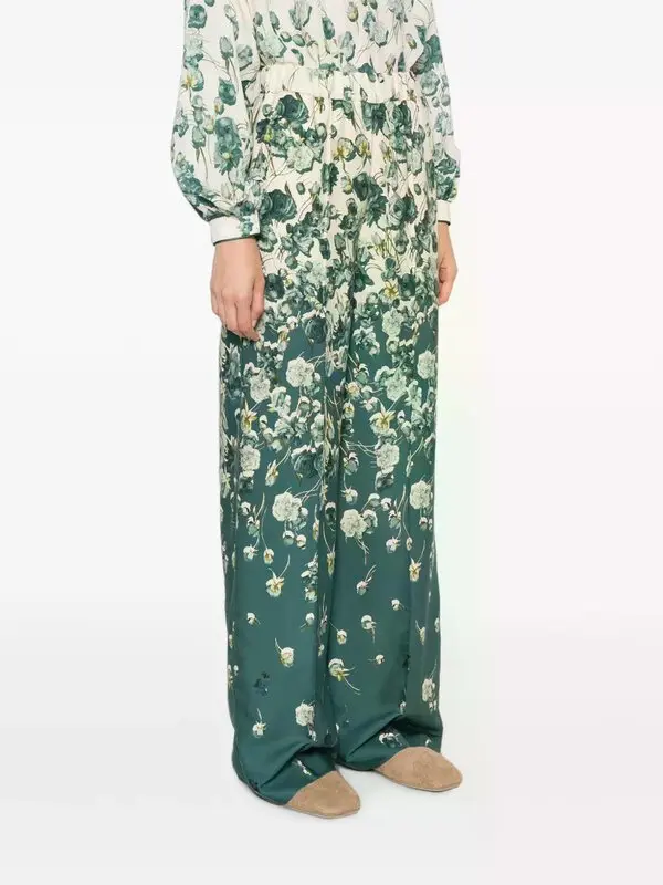F.R.S FOR RESTLESS SLEEPERS Floral Print Palazzo Pants