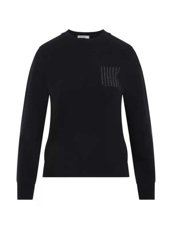 Peserico Bead-embellished Wool Sweater - Blue
