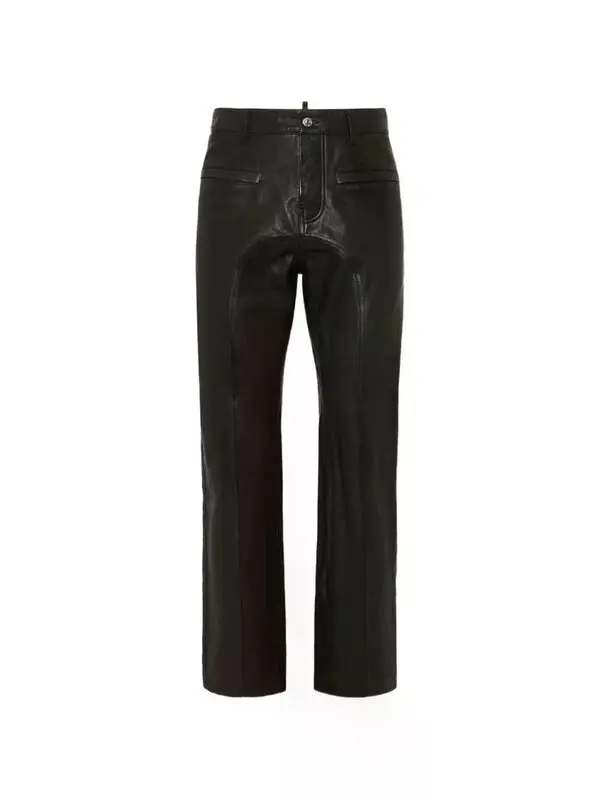 Dsquared2 Twist Leather Trousers