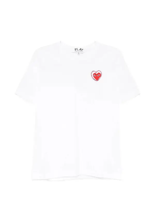 Comme Des Garçons Heart-detail T-shirt