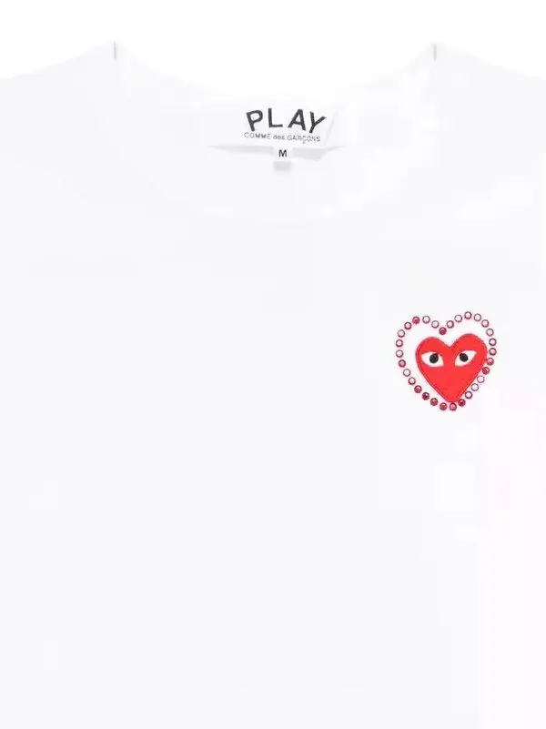 Comme Des Garçons Heart-detail T-shirt