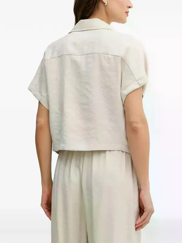 Joseph Ribkoff Zip-up Short-sleeve Top