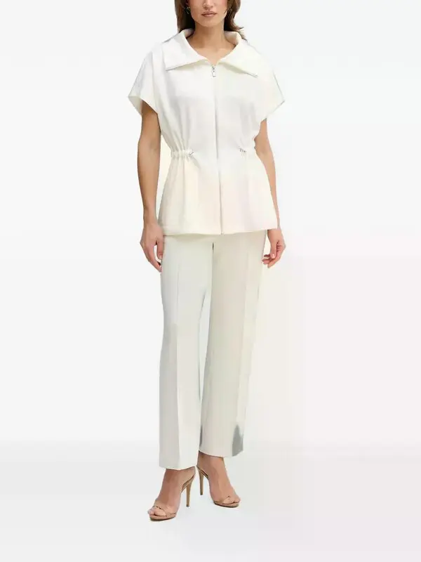 Joseph Ribkoff Drawstring-waist Zip-up Jacket