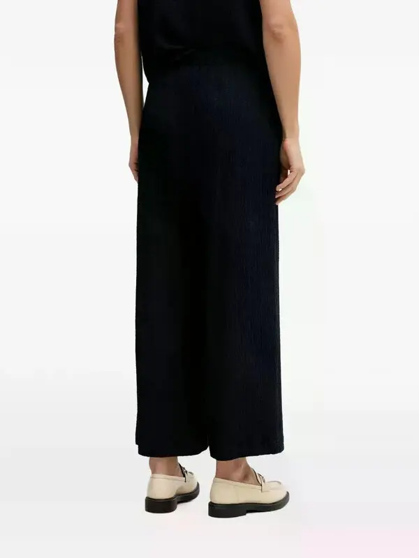 Joseph Ribkoff Crinkled-effect Drawstring Palazzo Pants
