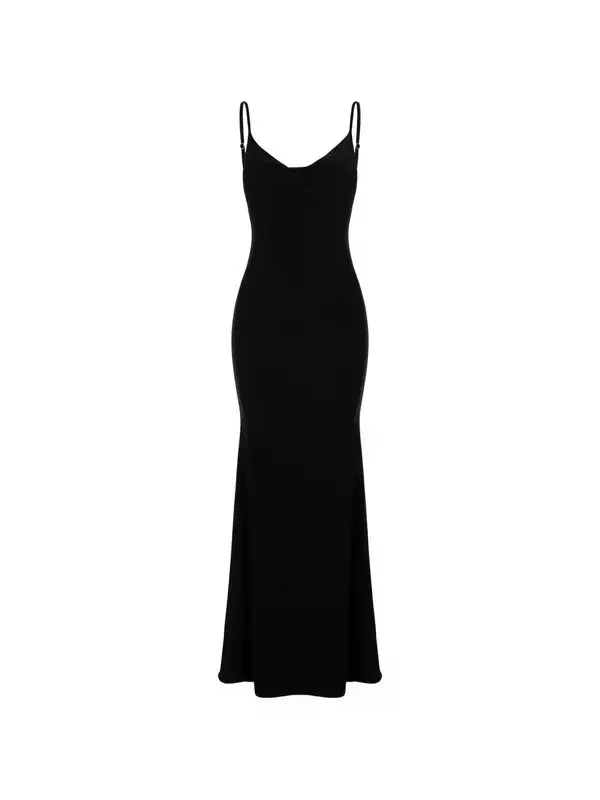 HAMZA Riviera Lace-panel Maxi Dress