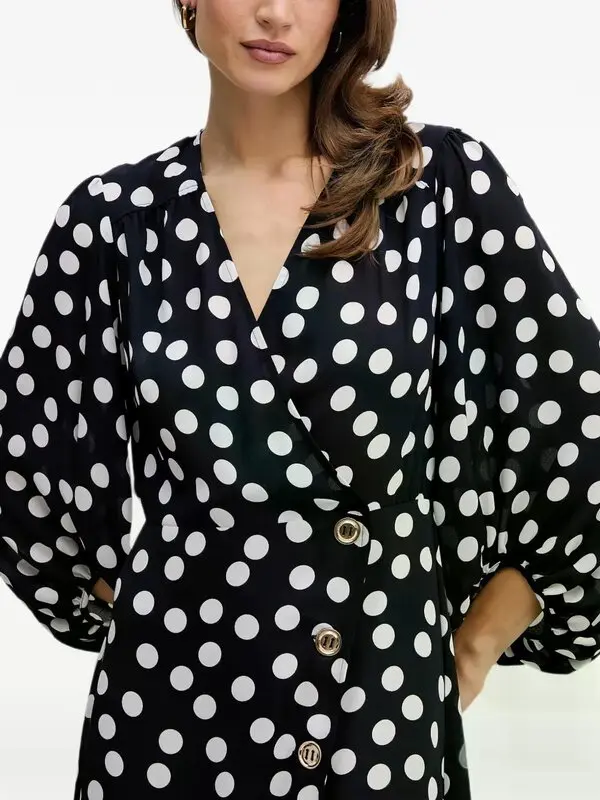 Joseph Ribkoff Polka Dot Midi Dress