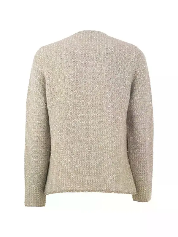 Fabiana Filippi Sequin-embellished Bouclé Cardigan