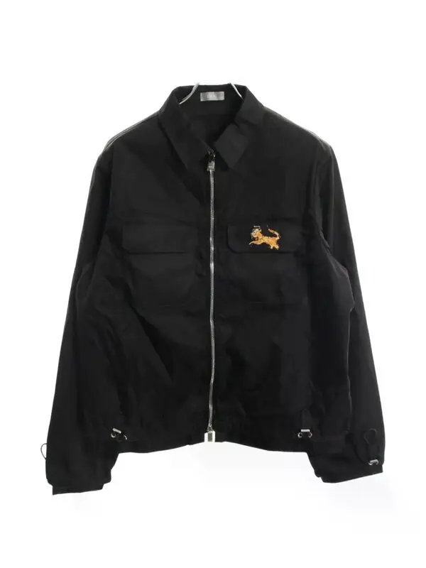 Dior X Peter Doig 2000s Lion Embroidery Jacket - Black