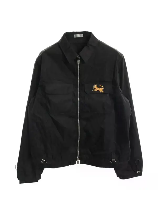 Dior X Peter Doig 2000s Lion Embroidery Jacket - Black