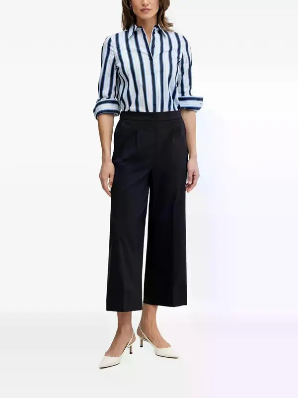 Joseph Ribkoff Cropped Pleated Trousers