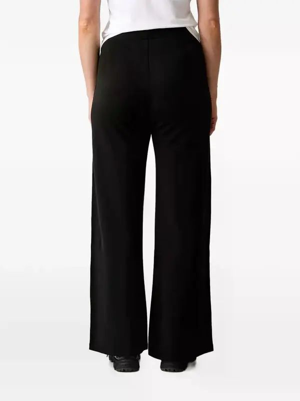 EA7 Logo Detail Wide Leg Trousers
