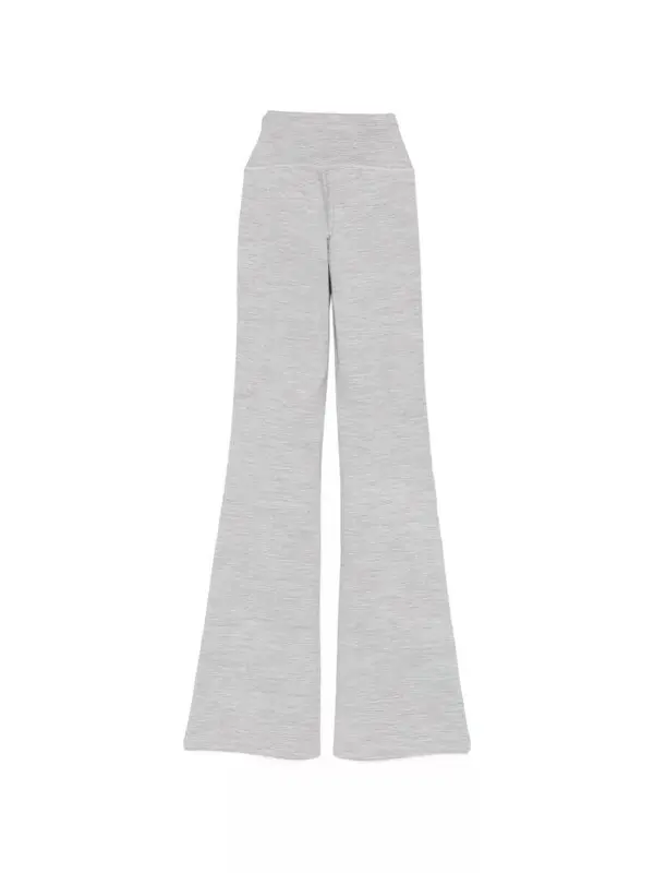 SPORTY & RICH Logo-print Flared Leggings