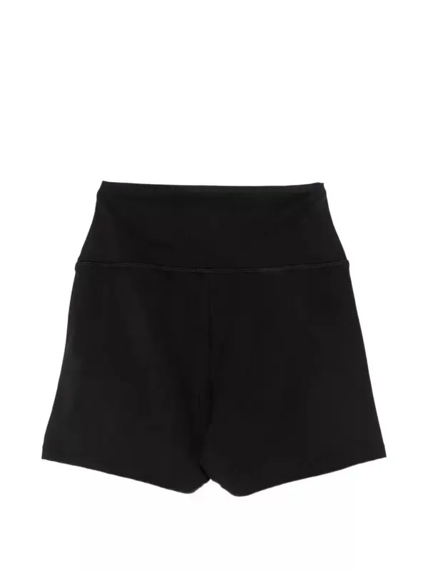 SPORTY & RICH Logo-print High-waisted Cycling Shorts